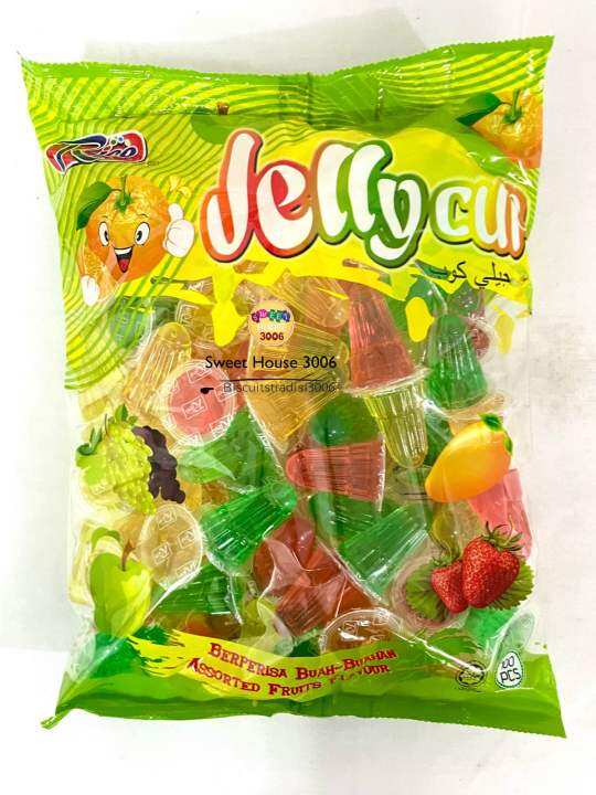 Rico 17g x 100’s Mix Fruits Flavour Jelly Childhood Snacks Sweet House ...