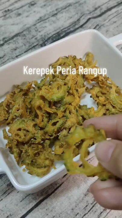 Kerepek Peria Katak Crispy By Opah 200Gram-+ | Lazada