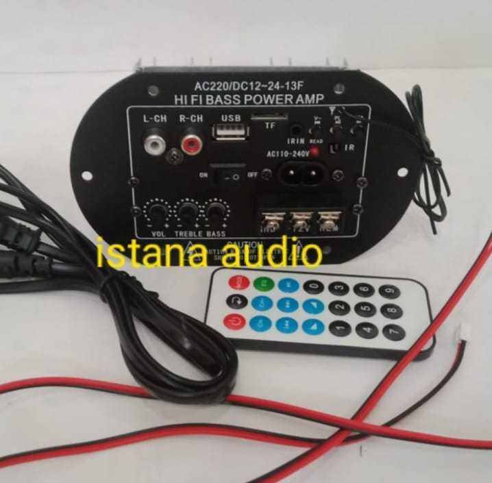 Kit basstube modul subwoofer HI FI 13F Bluetooth USB SD | Lazada Indonesia