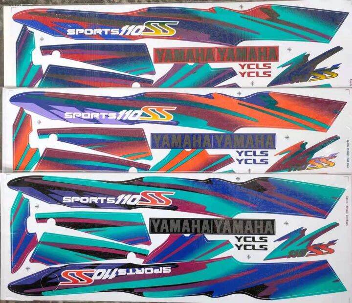 Yamaha Y110 / Sport 110ss (3) Body Sticker | Lazada