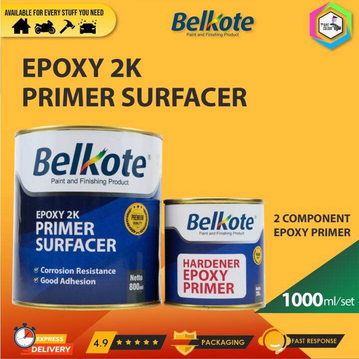 Belkote Epoxy 2K Primer Surface Cat Dasar Epoxy 1kg | Lazada Indonesia