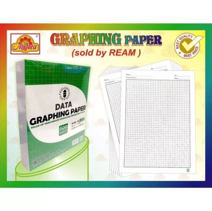 Data Graphing Paper 500 sheets | Lazada PH