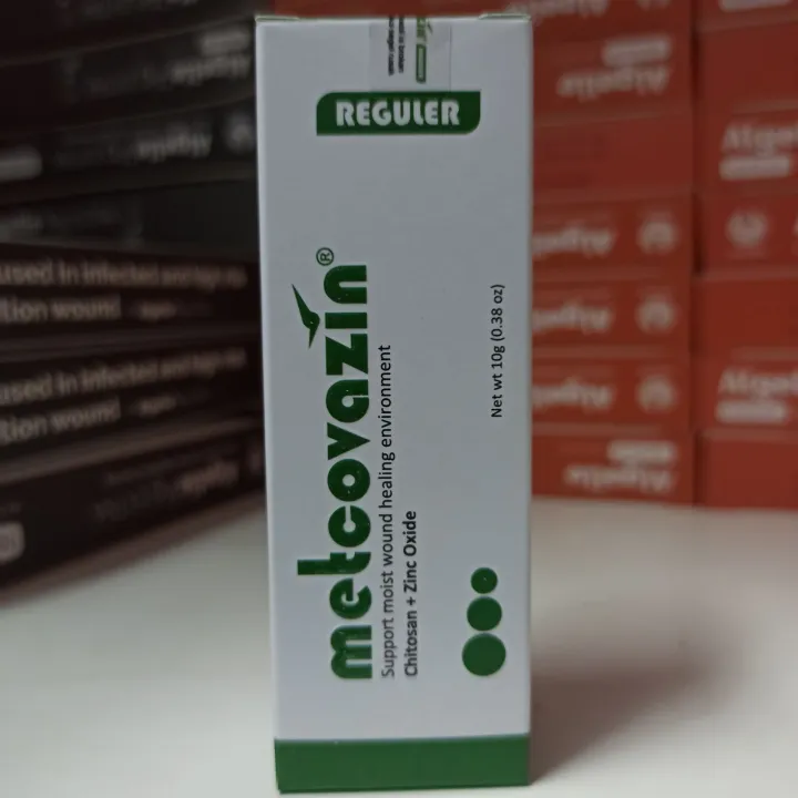 Metcovazin reguler 10 gr obat luka salep luka bakar, luka kanker, luka ...