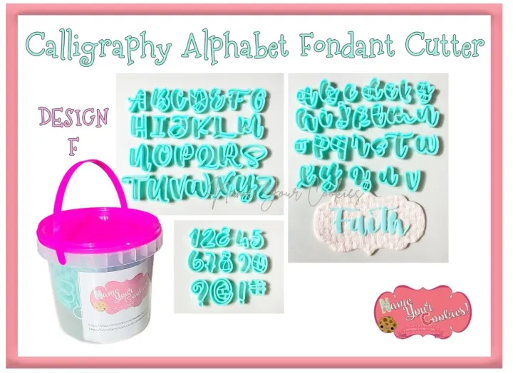 Calligraphy Alphabet Fondant Cutter | Lazada PH