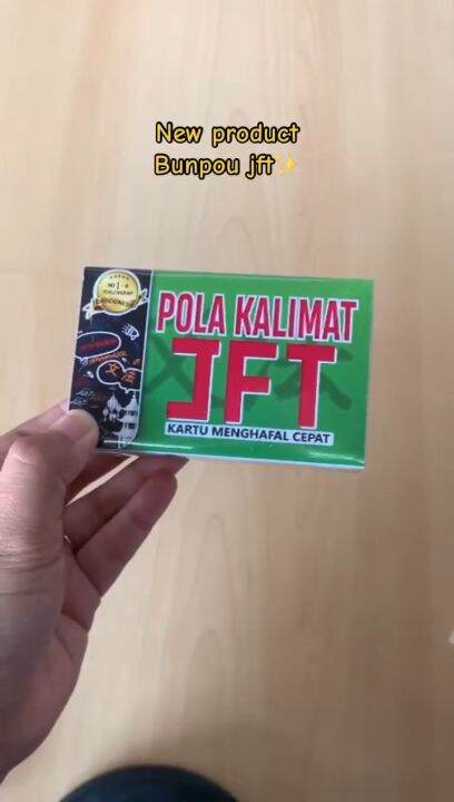 Flashcard Pola Kalimat JFT Kamus Belajar dan Menghafal Cepat Bahasa Jepang Kartu Edukasi ...