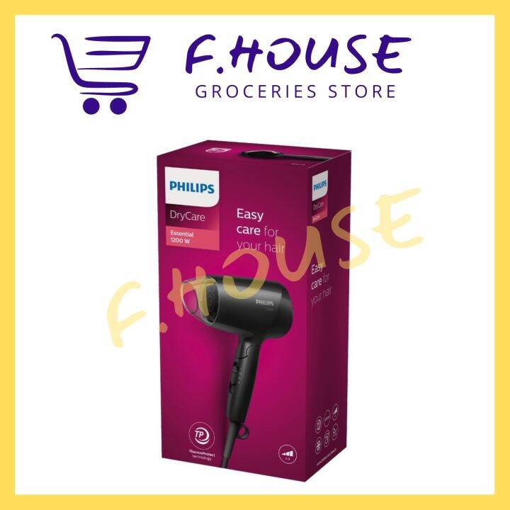 Philips EssentialCare Compact Hair Dryer BHC010/13 | Lazada
