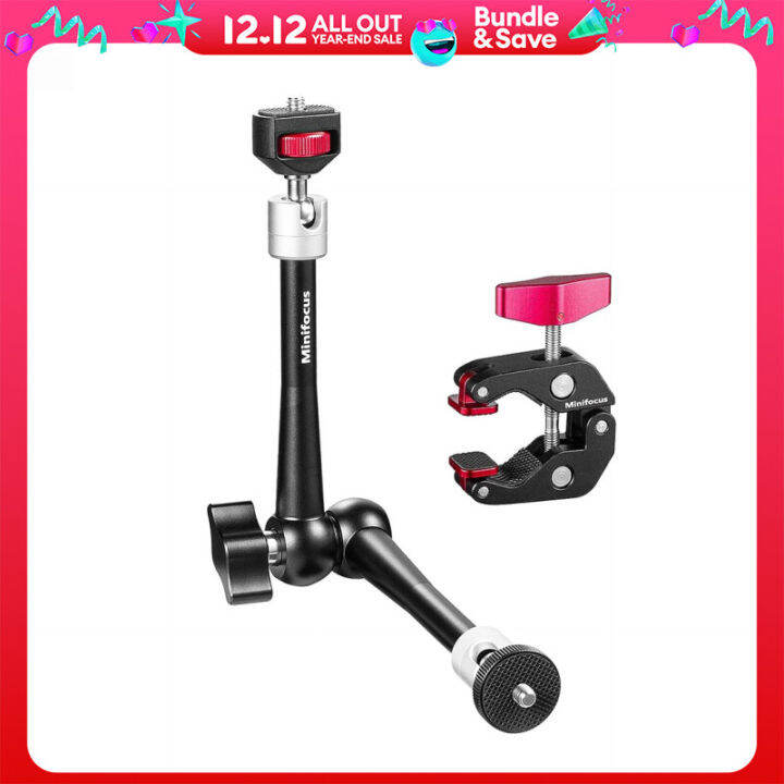 Upgraded 11" Adjustable Friction Power Articulating Magic Arm for DSLR ...