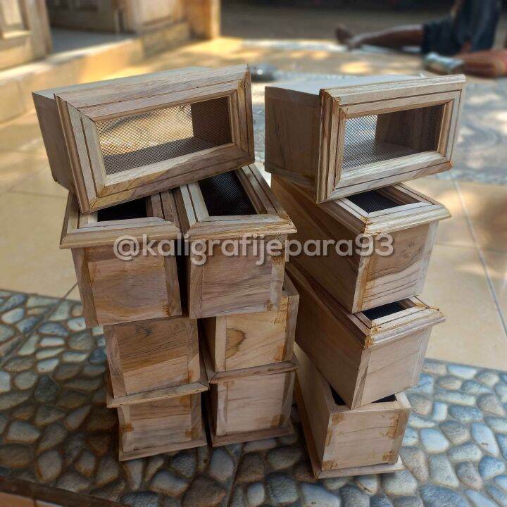 Roster Kayu Jati Ukuran 35 x 35 cm Loster Mijimalis | Lazada Indonesia