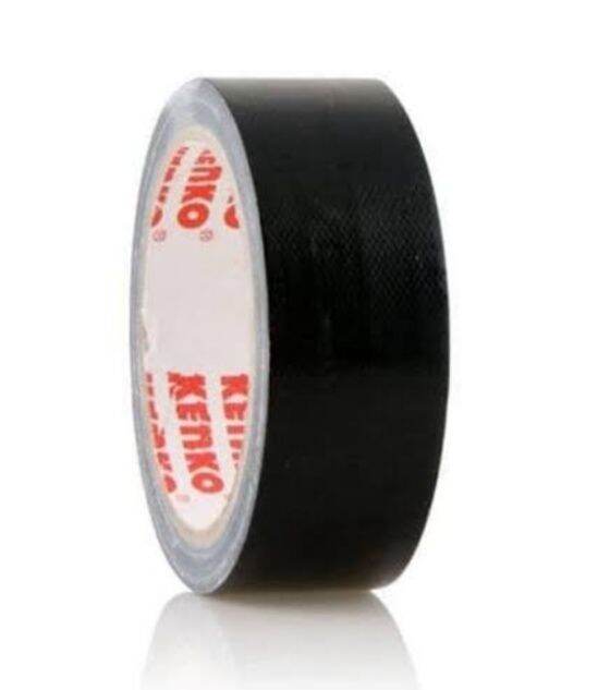 1 Roll Lakban Hitam 1 Inch x 90 yard Lakban Sedang Hitam 1 inch ...