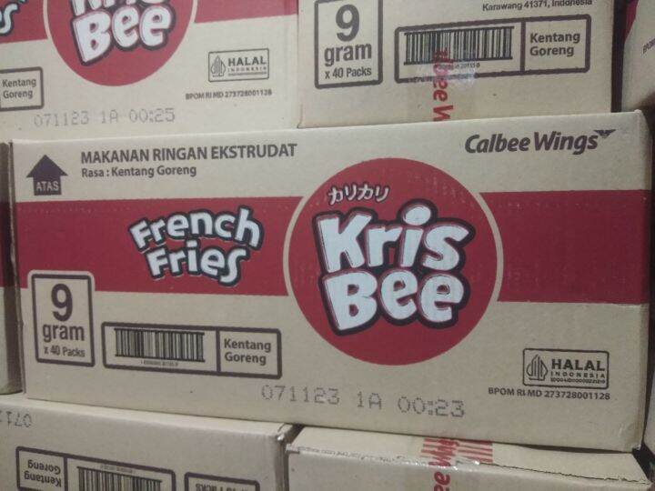 Kris Bee french frish 1 dus isi 40 bungkus/9gram, makanan ringan ...