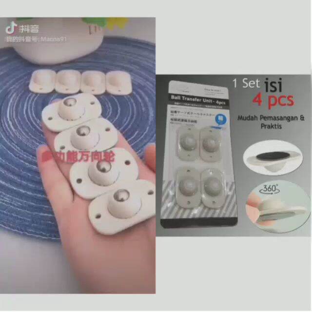 Roda Troli Mini Meja Ball Roda Roller Meja Transfer Unit Storage Box ...