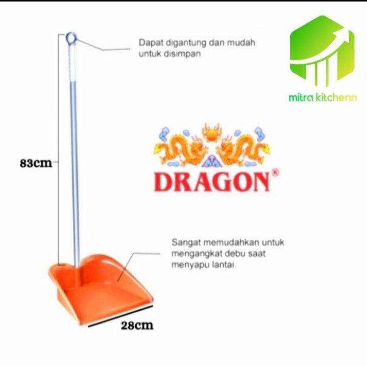 Pengki Sampah Dragon Serokan Sampah Dragon Sodokan Plastik | Lazada ...