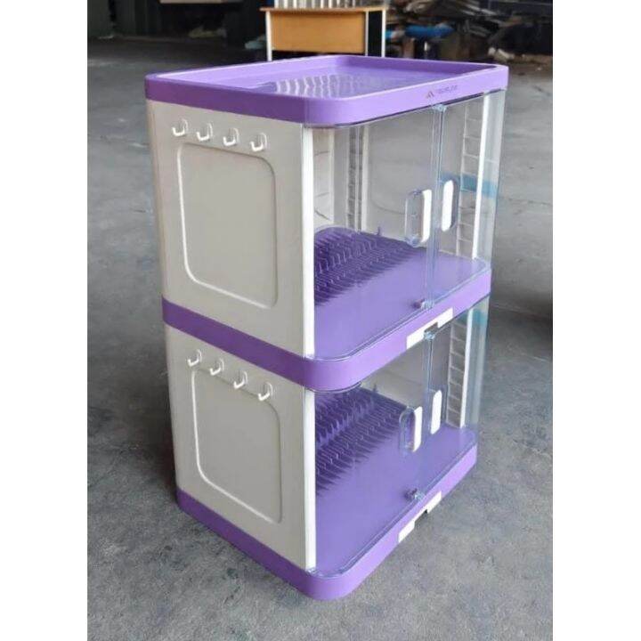 Rak Piring Plastik 2 Susun Fawsline Rak Piring Warna | Lazada Indonesia