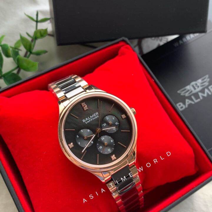 [original] Blamer 8157m Rg 4 Multifunction Women Watch Mother Of Pearl