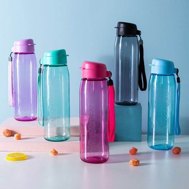 Tupperware H2GO 750ml Eco Bottles With Strap Tumblers Botol Air | Lazada