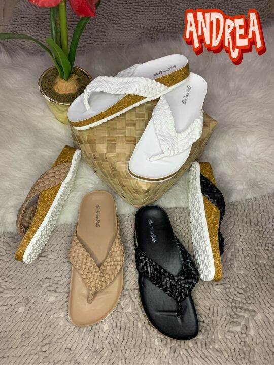 SHOETIMEPH ANDREA BIRKIN BRAIDED SLIPPERS/SLIDES/FLIP FLOPS (STANDARD ...