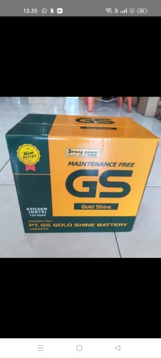 Aki Kuda/ GS NS70 MF Gold Shine / Aki Kijang Phanter L300 Hino Colt ...