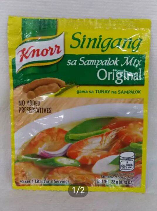 Knorr Sinigang Sa Sampalok Original Mix 22g | Lazada PH