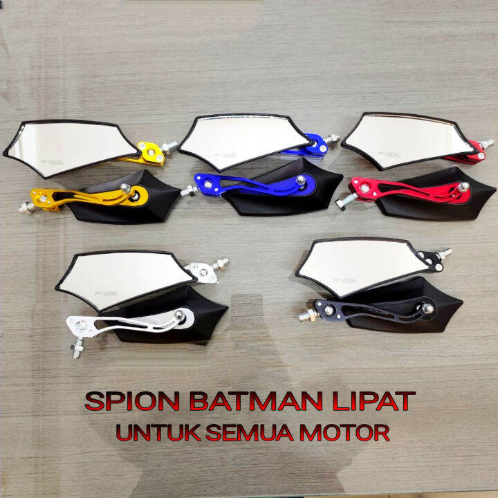 Spion Batman Sepion Batman Model lipat Spion Motor Universal Honda Dan Yamaha Spion Koso 5 ...