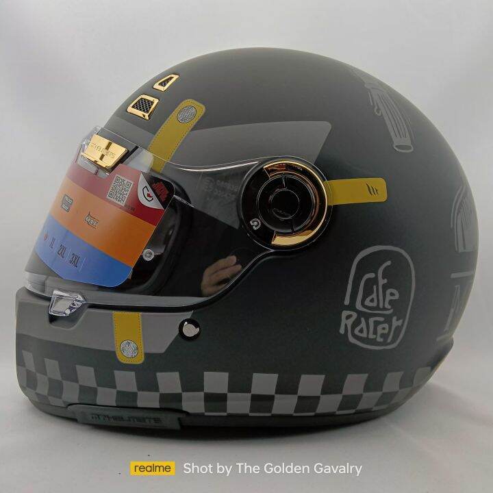 MT JARAMA RETRO AESTHETIC Full Face Helmet | Lazada