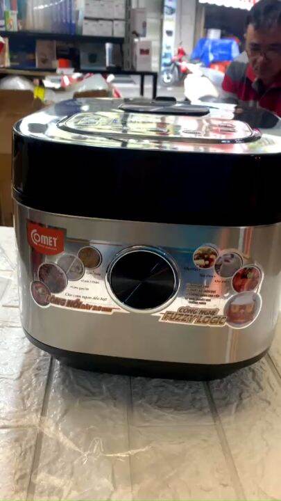 NỒI CƠM ĐIỆN TỬ COMET CM8088 1.8L - LÒNG NIÊU CHỐNG DÍNH | Lazada.vn