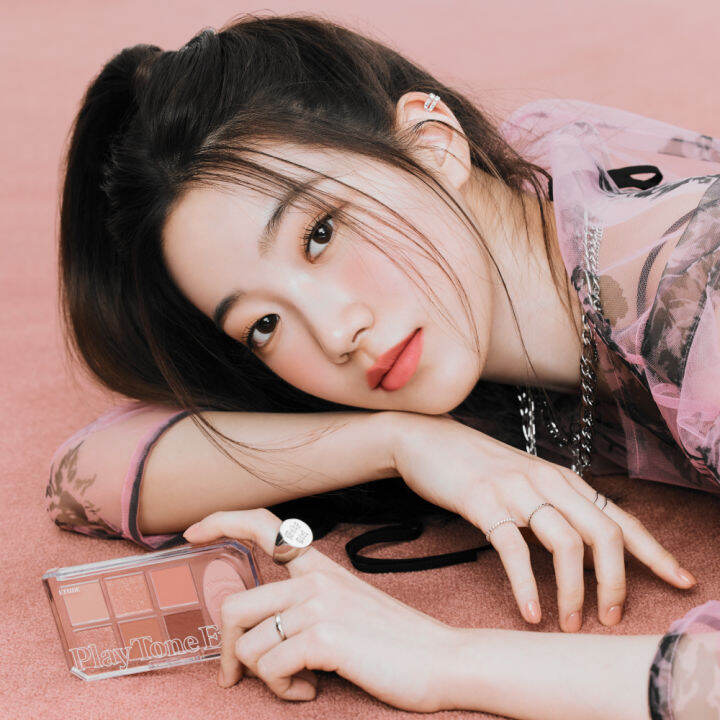 ETUDE Play Tone Eye Palette #Blushed Rose อีทูดี้ อายแชโดว์พาเลท | Lazada.co.th