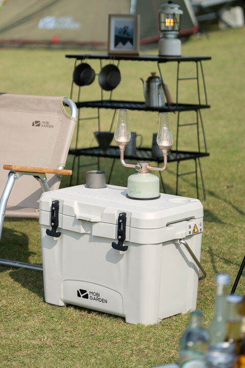 MOBI GARDEN Camping Cooler Box Ice 25L Car Portable Camping Picnic ...