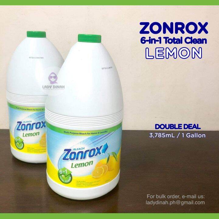 BUY 1 TAKE 1 Zonrox Bleach 6-in-1 Total Clean ALL SCENTS (Lemon/Fresh ...