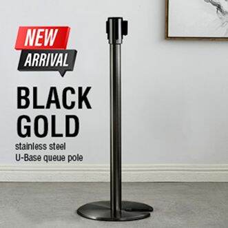 U-Base Stainless Steel Retractable Queue Pole | Stackable Queue ...