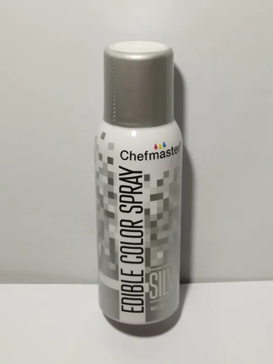 Edible Color Spray ( Silver) Cake Decoration Chefmaster 42g | Lazada PH