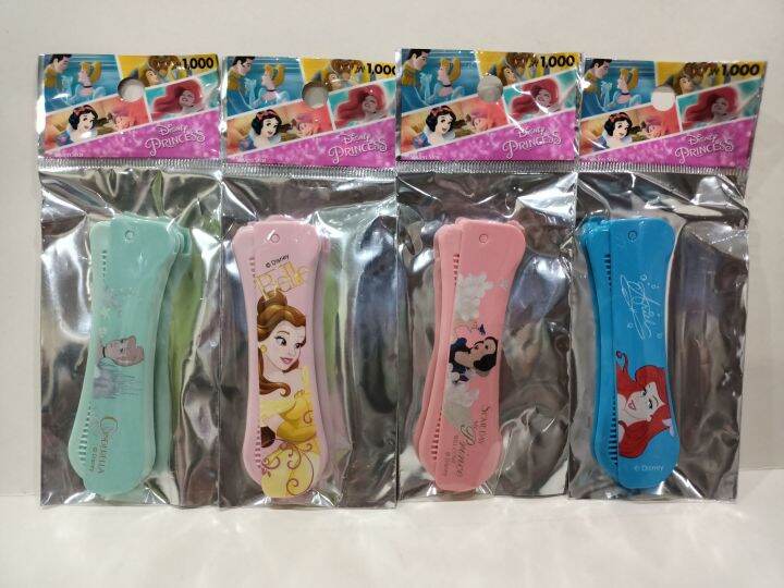 License Disney Princess Folding Comb Belle Ariel Cinderella Snow White ...