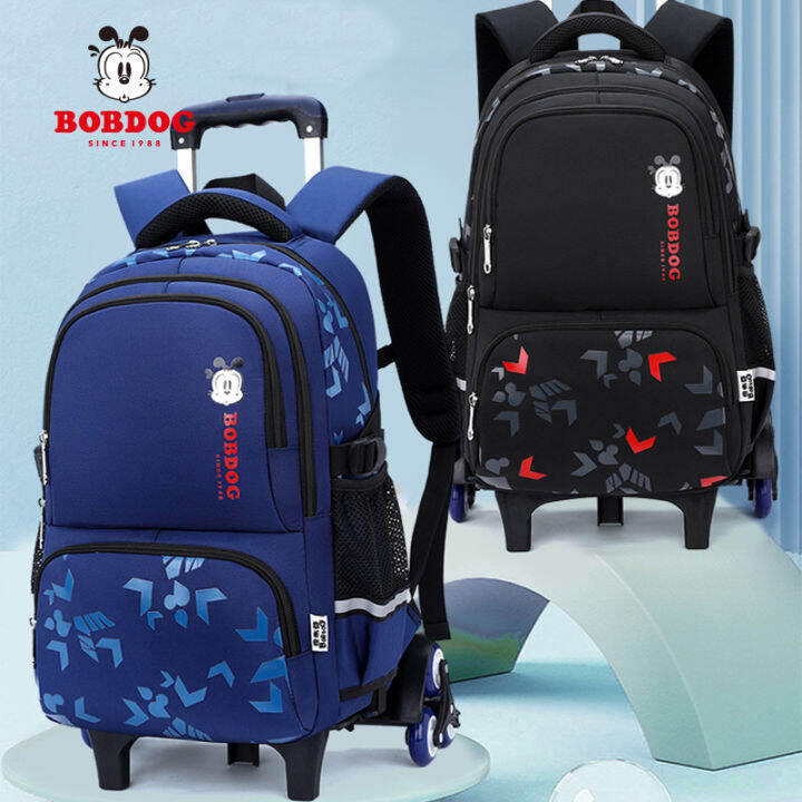 Bobdog Children's Trolley School Bag Elementary School Boy Grade 1-3-6 ...