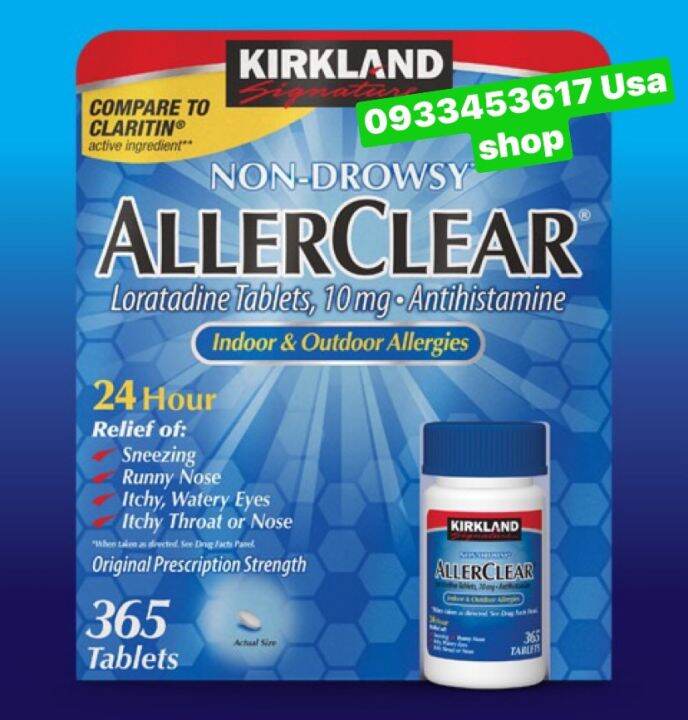 viên uống Allerclear Kirkland - chống dị ứng của Mỹ (chính hãng ...