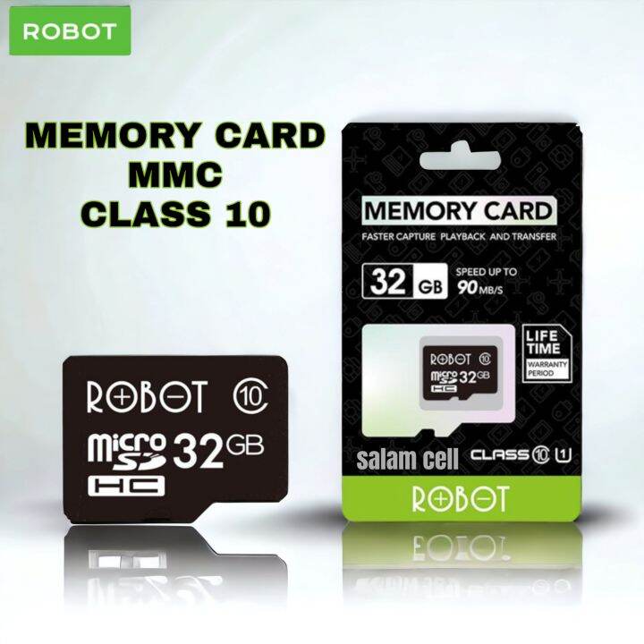 Memory Card MMC ROBOT Class 10 Original Robot Garansi Resmi | Lazada ...