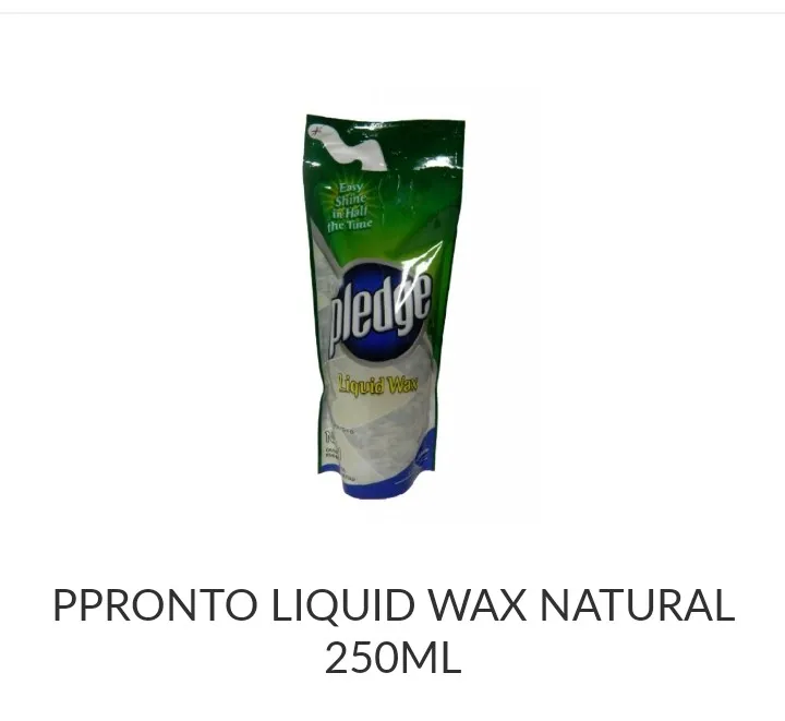 Pledge Pronto Liquid Wax 250ml | Lazada PH