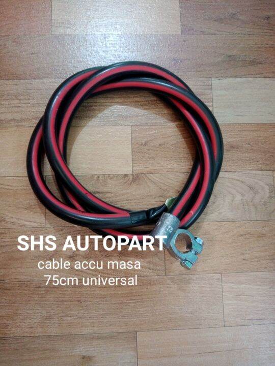 Cable aki massa kable accu masa full tembaga UNIVERSAL 75CM | Lazada ...