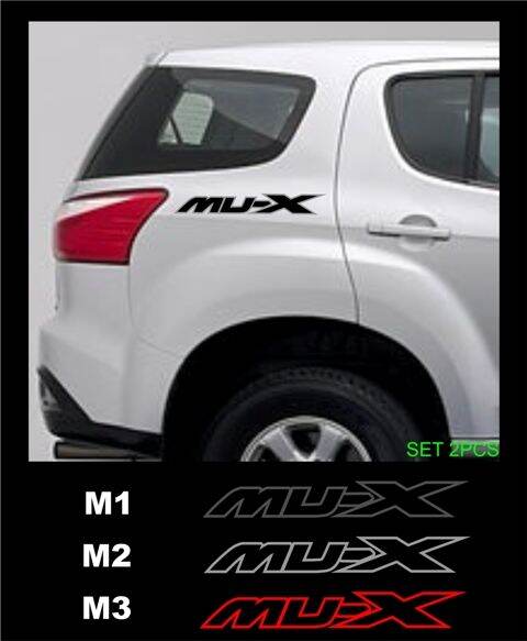 Mu-X Mux Isuzu Side Body Sticker 2pcs Set | Lazada PH