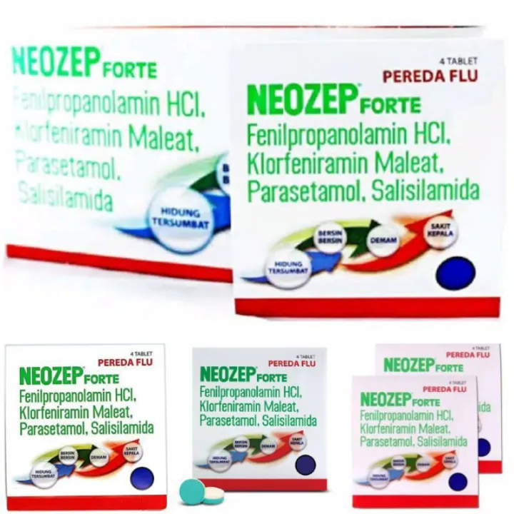 Neozep Forte / Obat Flu / Obat Hidung Tersumbat / Obat Pereda Nyeri ...