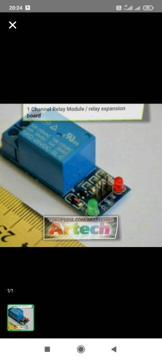 Relay 1 channel 5V volt DC output 250VAC/30VDC 10a project elektro ...