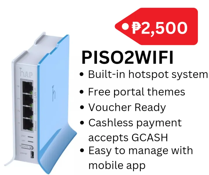 Mikrotik Haplite with Piso Wifi Config | Lazada PH