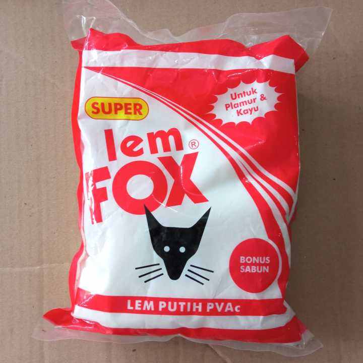 Lem Kayu / Lem Fox Putih 700 Gram Merah / Lem Putih / Kayu Fox Merah ...