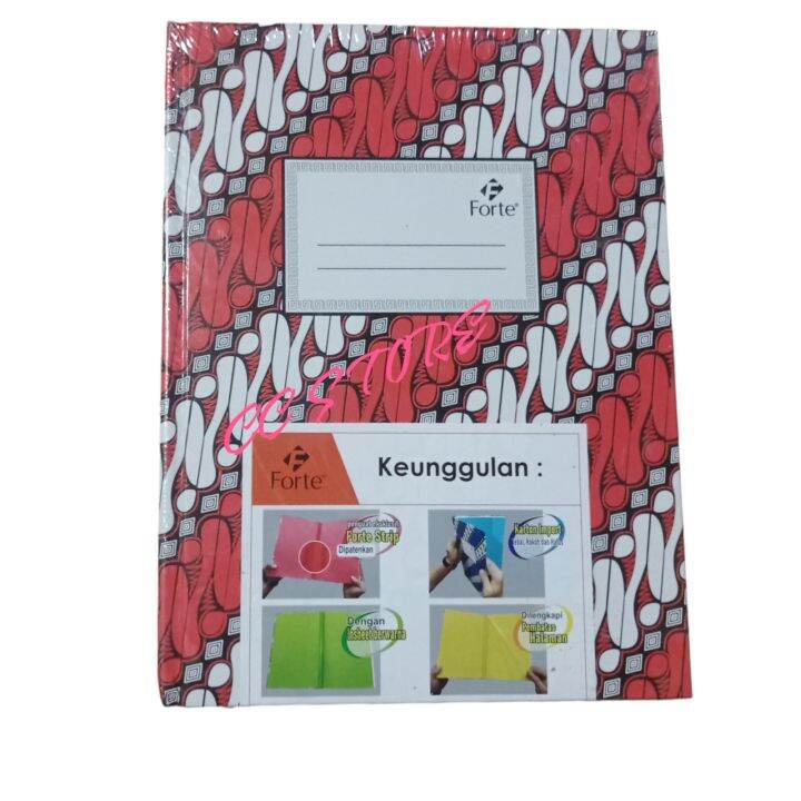Forte Buku Tulis Hard Cover ukuran Kuarto Isi 100 Lembar | Lazada Indonesia