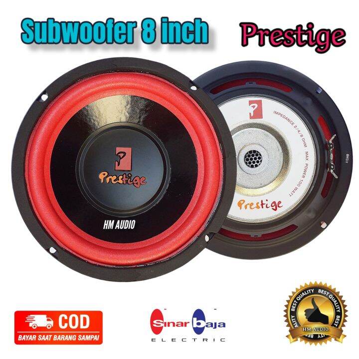 Subwoofer 8 inch Speaker 8 inch Prestige | Lazada Indonesia