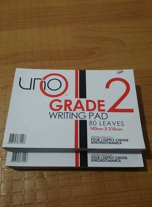 GRADE 2 PAD PAPER (5 PADS PER ORDER ) | Lazada PH