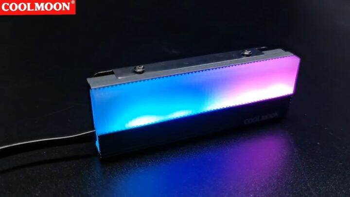 Coolmoon M.2 CM-M2A ARGB SSD ฮีทซิงค์ระบายความร้อน Heatsink Cooler 2280 ...