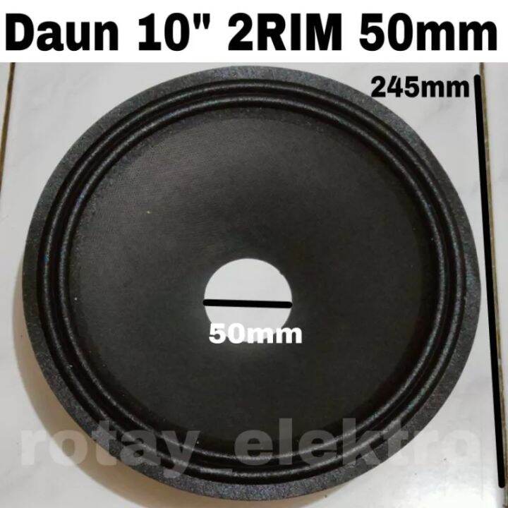 DAUN 10" 2R LUBANG 50MM POLOS + SUDAH TERMASUK BIAYA PACKING | Lazada Indonesia
