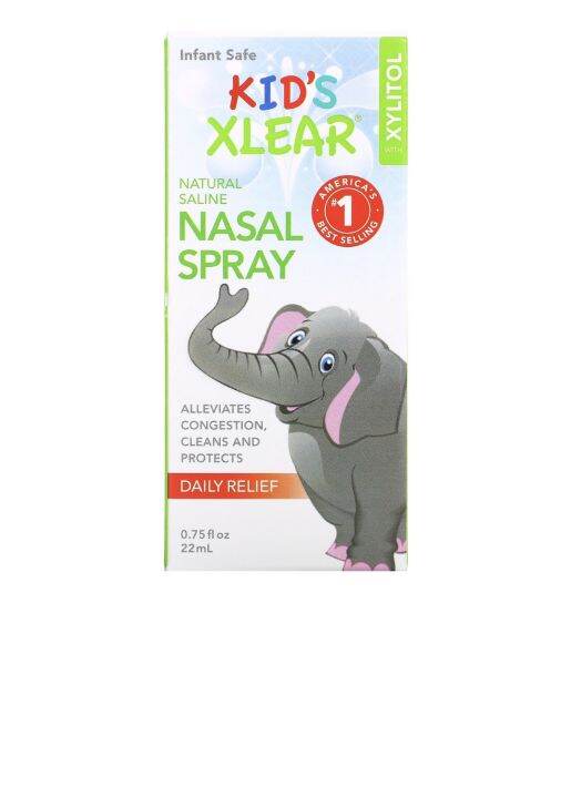 Kid’s Xlear Natural Saline Nasal Spray 22ml | Lazada