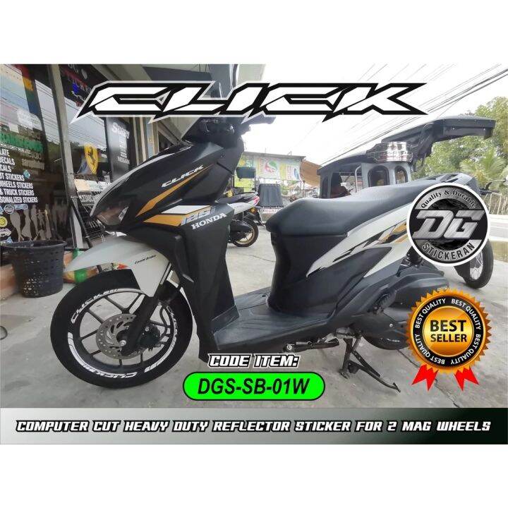 Honda Click Game Changer 125i/150i Mag Wheel Sticker Heavy Duty ...