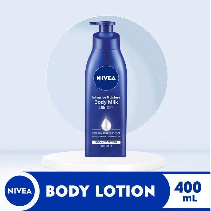 NIVEA Body Lotion Intensive Moisture Body Milk, Moisturizing Lotion for Dry Skin, 380ml | Lazada PH