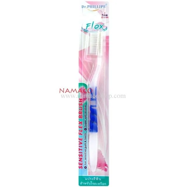 Dr. Phillips แปรงสีฟันนุ่มพิเศษเฟล็ก 1 ชิ้น flex sensitive toothbrush 1 piece | Lazada.co.th